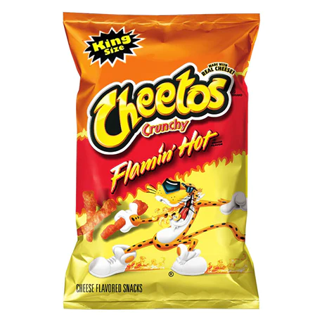Cheetos Flaming Hot King Size American Import - Sweet Traditions, Sweets The Traditional Way!
