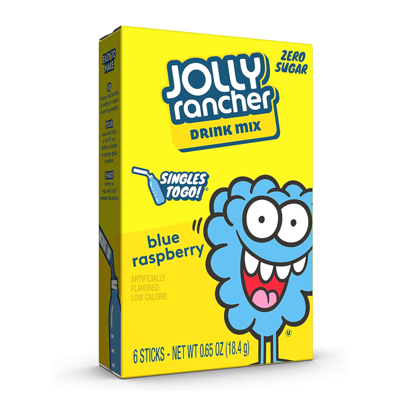 Jolly Rancher Drink Mix Sachet Blue Raspberry Flavour - Sweet ...