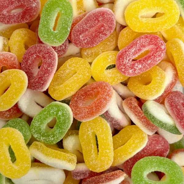 Fizzy Fruit Rings - Sweet Traditions, Sweets The Traditional Way!